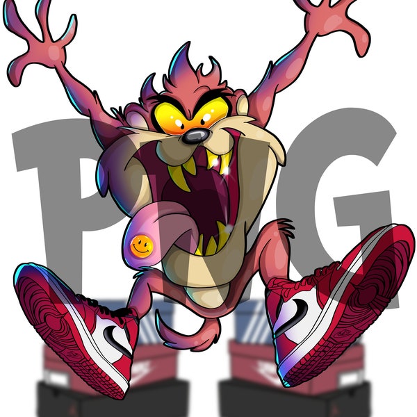 Taz Mania Devil Png - Etsy