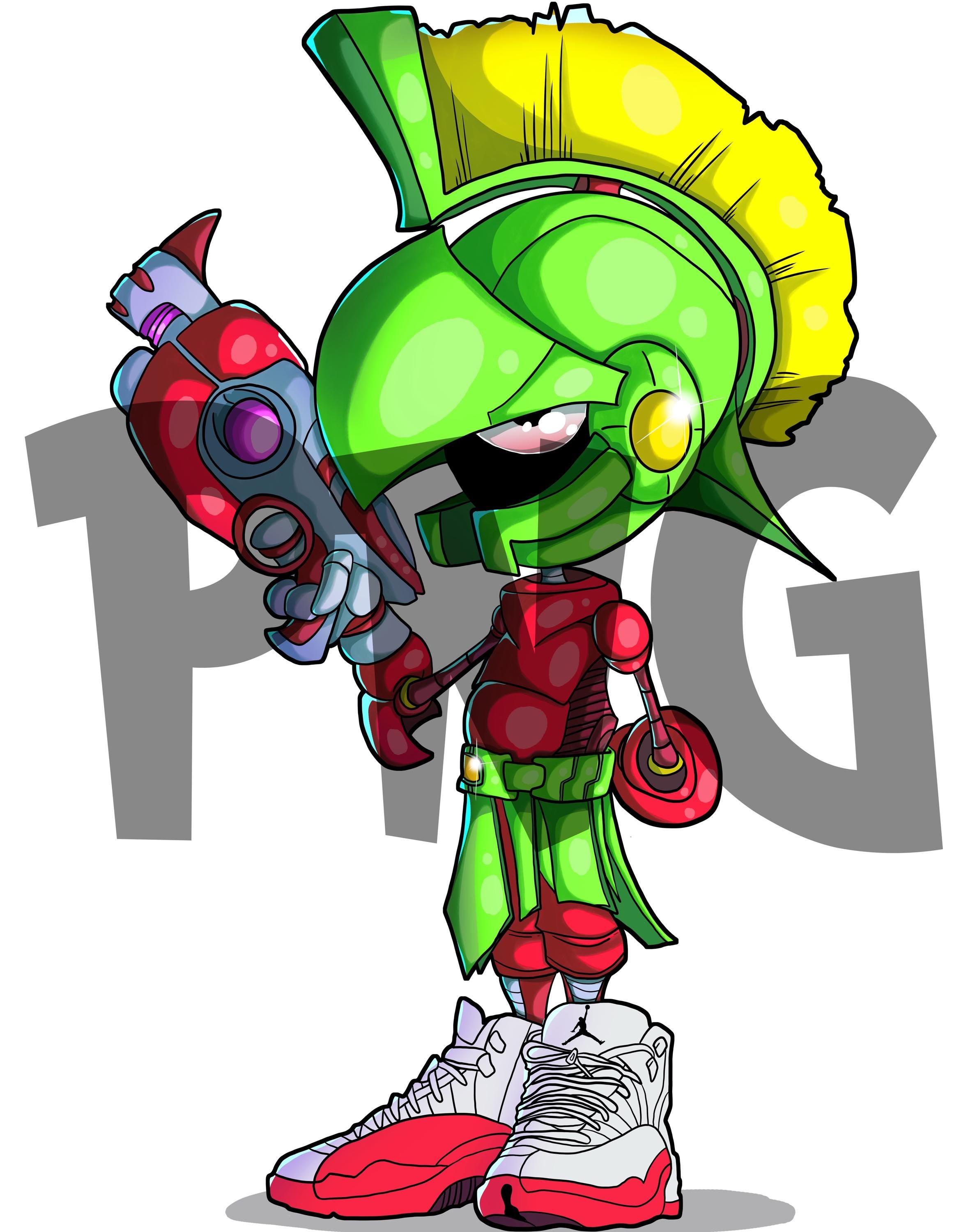 The MARTIAN PNG - Marvin Png File - Cute Marvin PNG Files - Png Files ...
