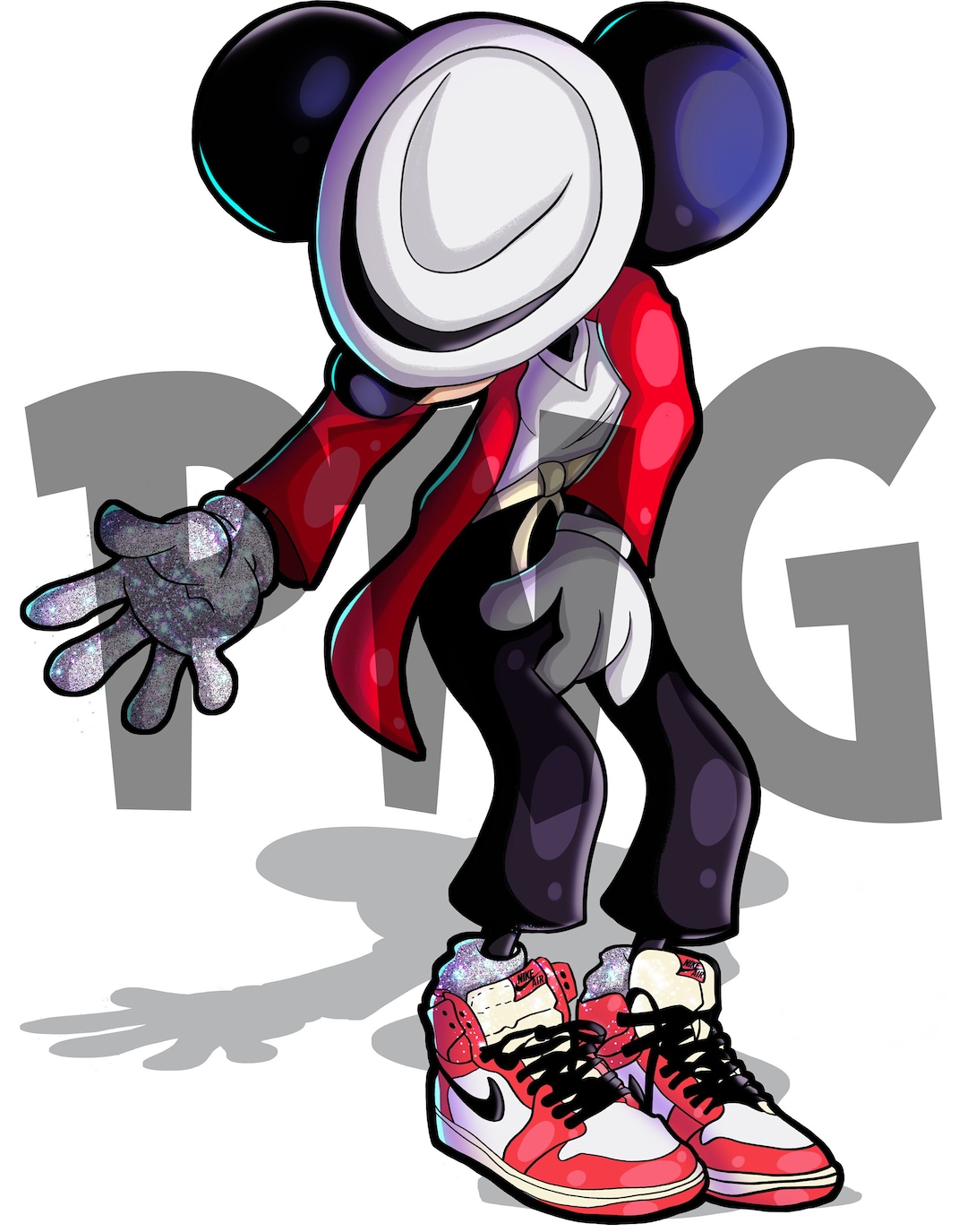 Mickey Jackson Downloadable PNG Sublimation Designs. Use to Apply to ...