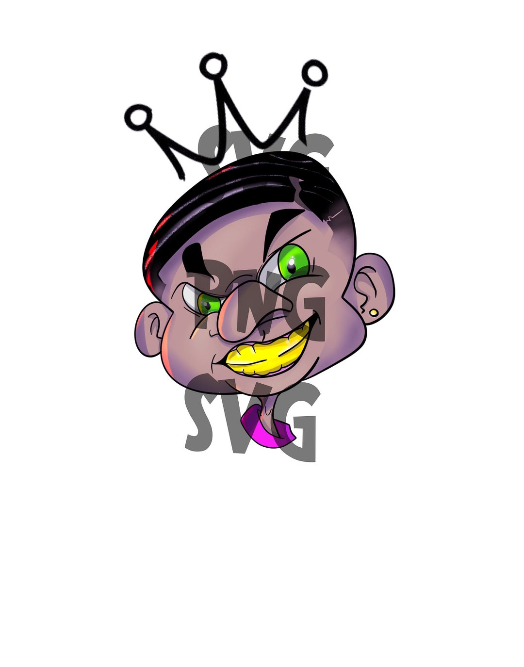 CARTOON SVG FILES - Svg for Cricut - Cartoon King Svg Files - High ...