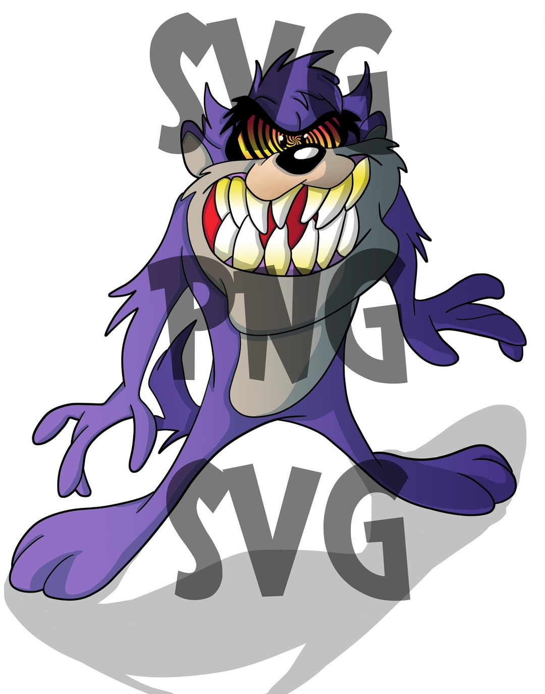 CARTOON SVG FILES - Tasmanian Devil Svg – Taz Svg Files - Commercial ...
