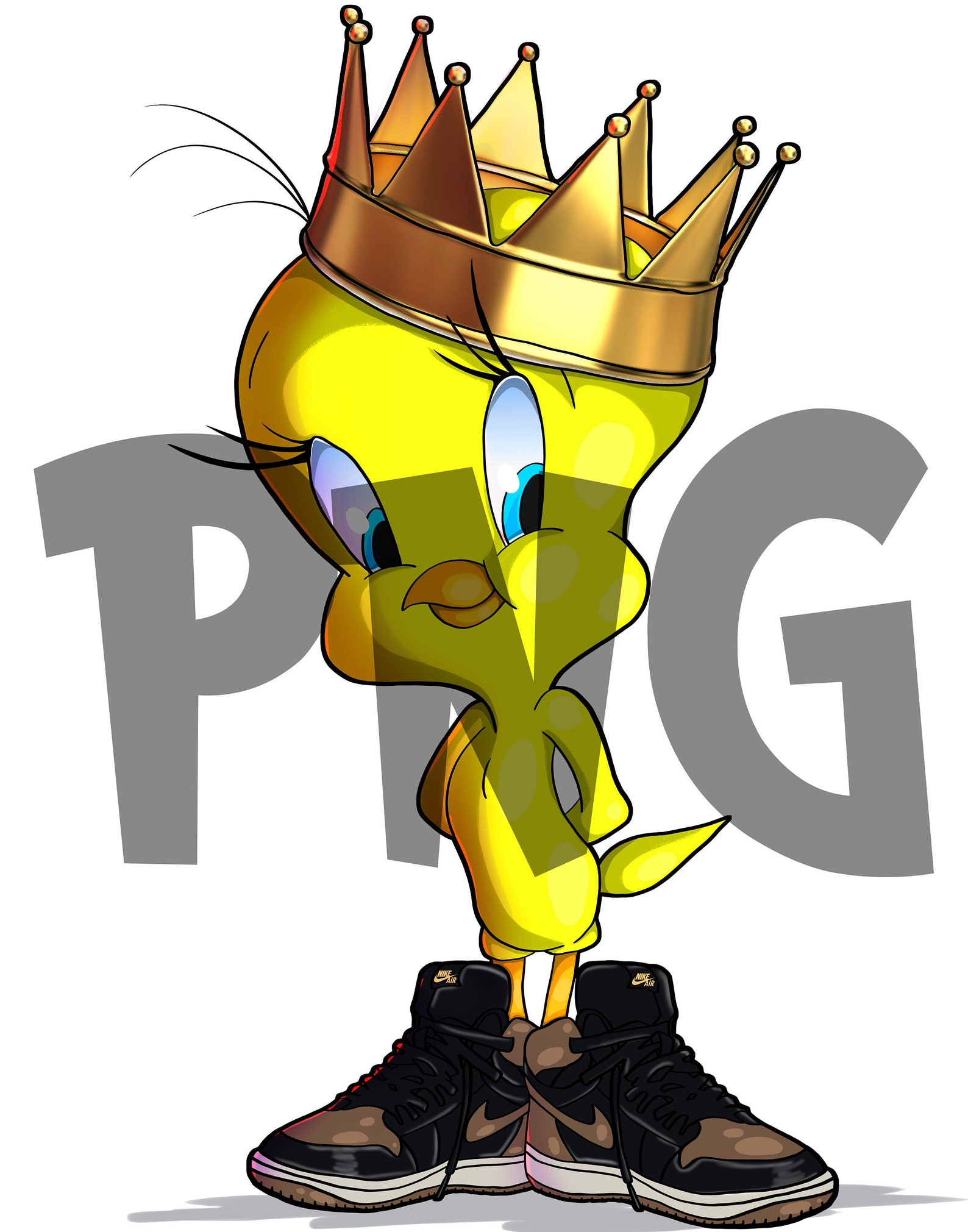 King Me TWEETY Png - Digital Download Tweety Png Files - Cute Png Files ...