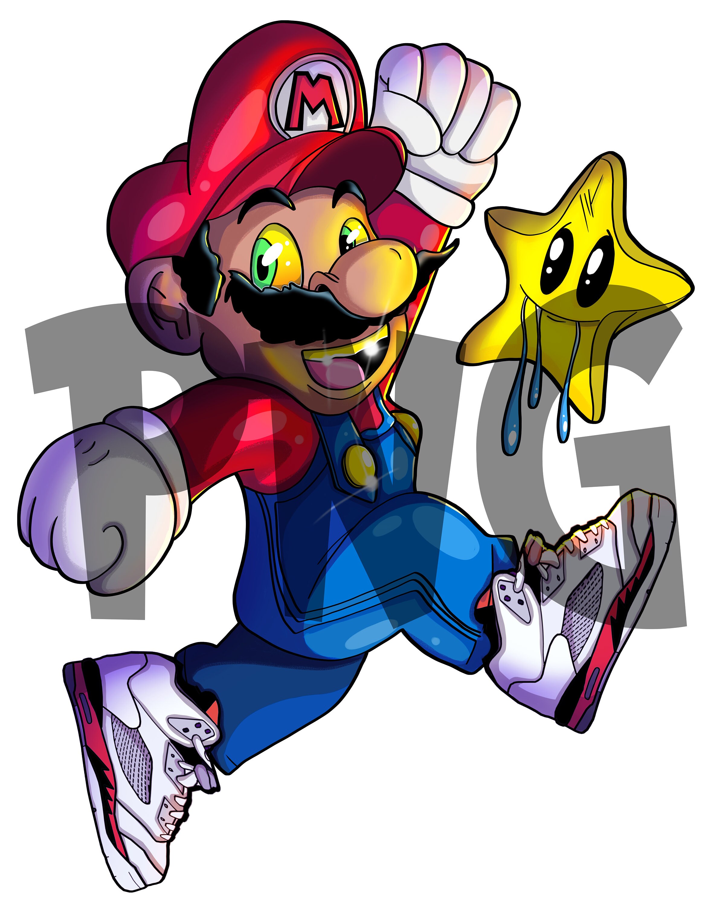 Itsa Me Mario Clipart PNG Digital Mario Mario Alphabet - Etsy