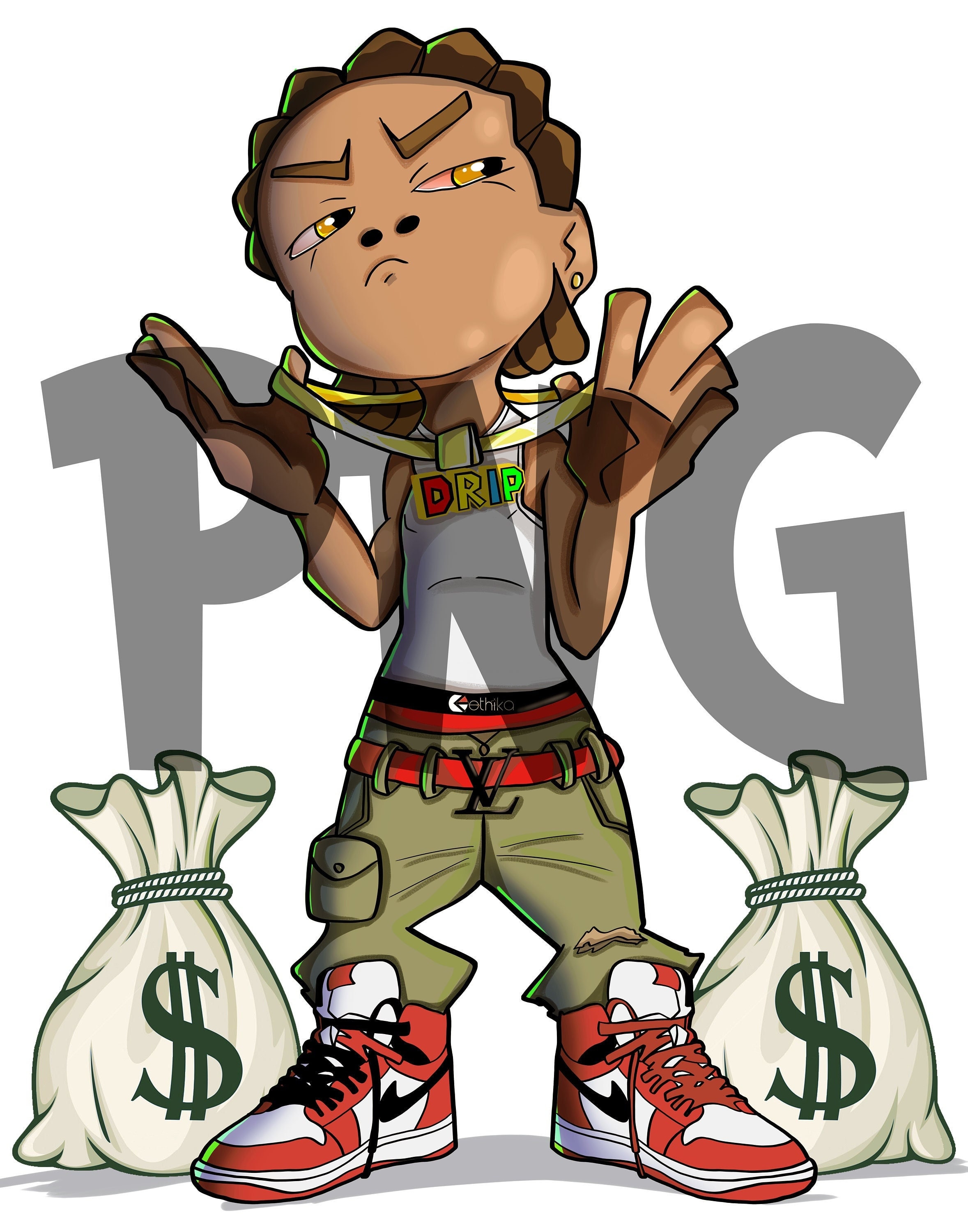 Boondocks Wallpaper Drip