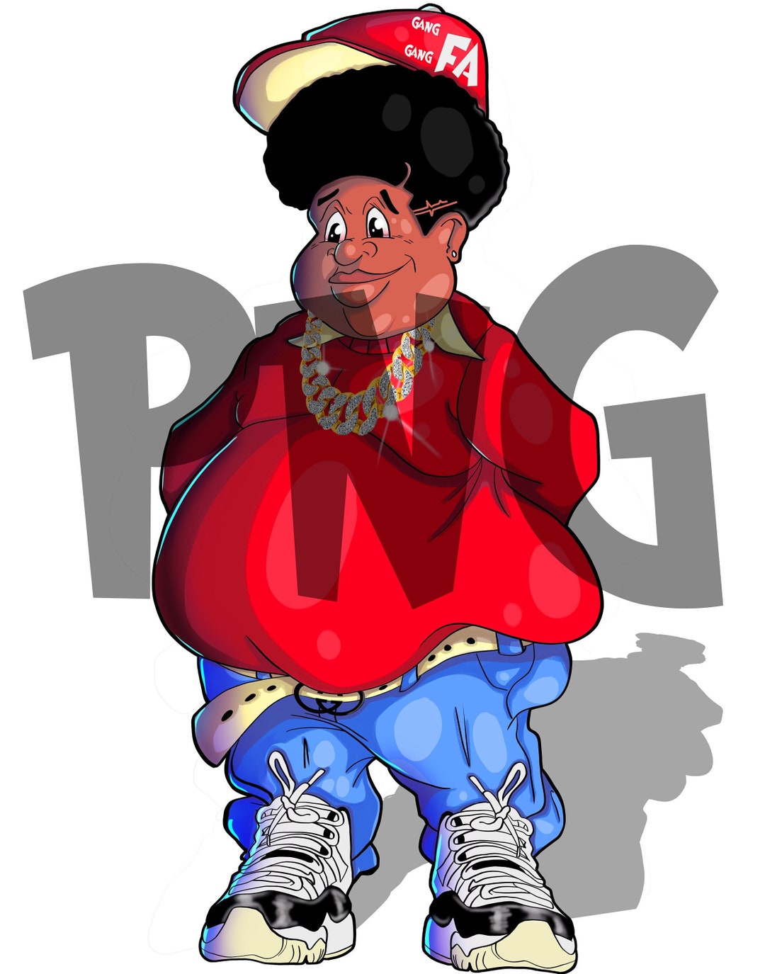 Fat Albert Reimagined PNG, Robin Harris, Classic 70's Cartoon Movie ...