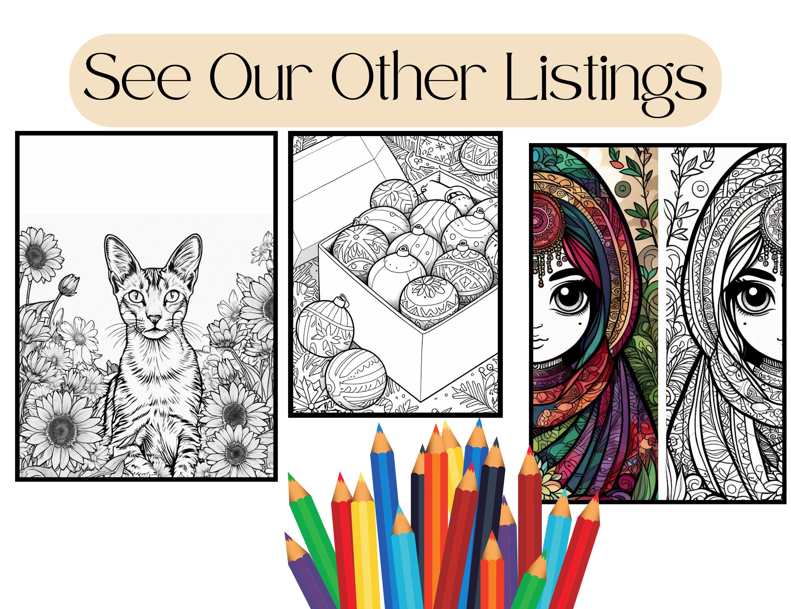 Coloring Calendar Full Year ABC, 12 Month Planner, Month by Month, Undated, Prek, Kindergarten ...