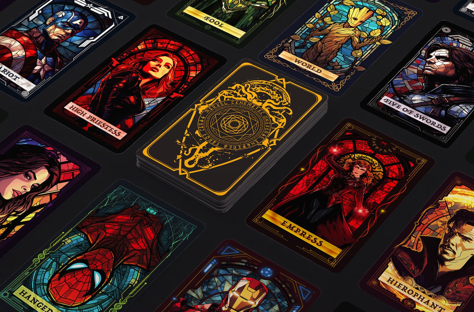 Character Tarot Card Mini Set of 10 Cards Limited Edition - Etsy