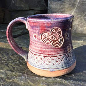 Irish Celtic Pottery Mug Coffee Tea - Etsy