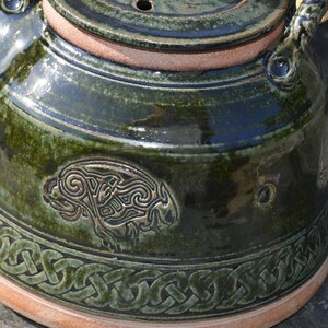 Irish Celtic Pottery 'tea Pot' - Etsy