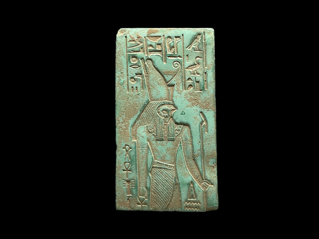 Resin Egyptian Horus Relief Plaque: Ancient Home Decor - Etsy