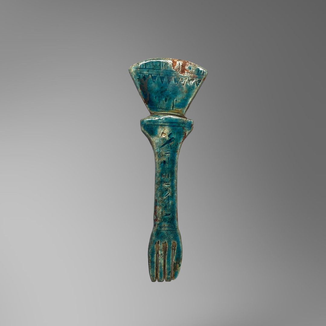 Ancient Egyptian Pharaoh's Spoon With Hieroglyphics - Made From Flame ...