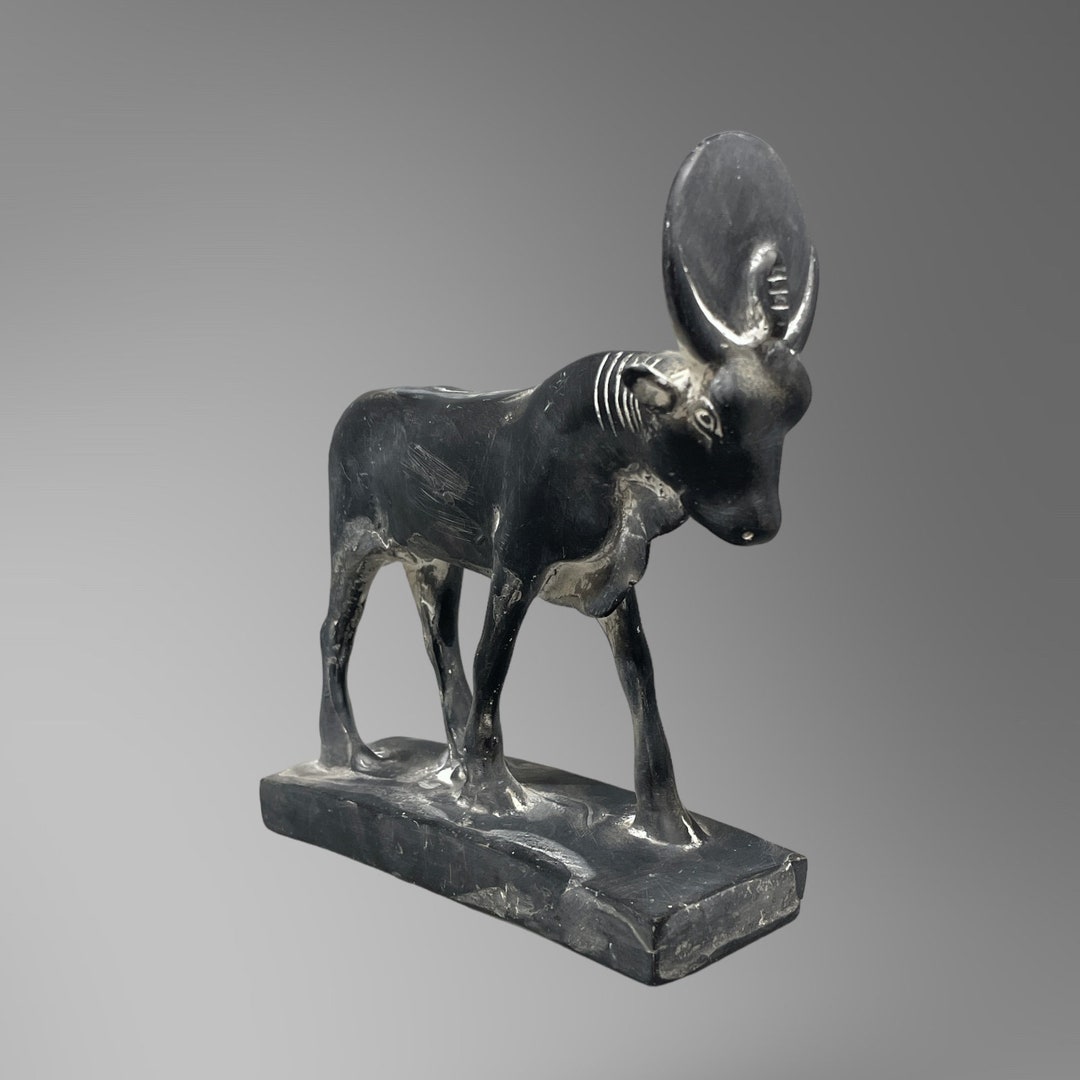 Ancient Egyptian Stone Apis Pull Statue With Sundisk Crown Uraeus - Etsy