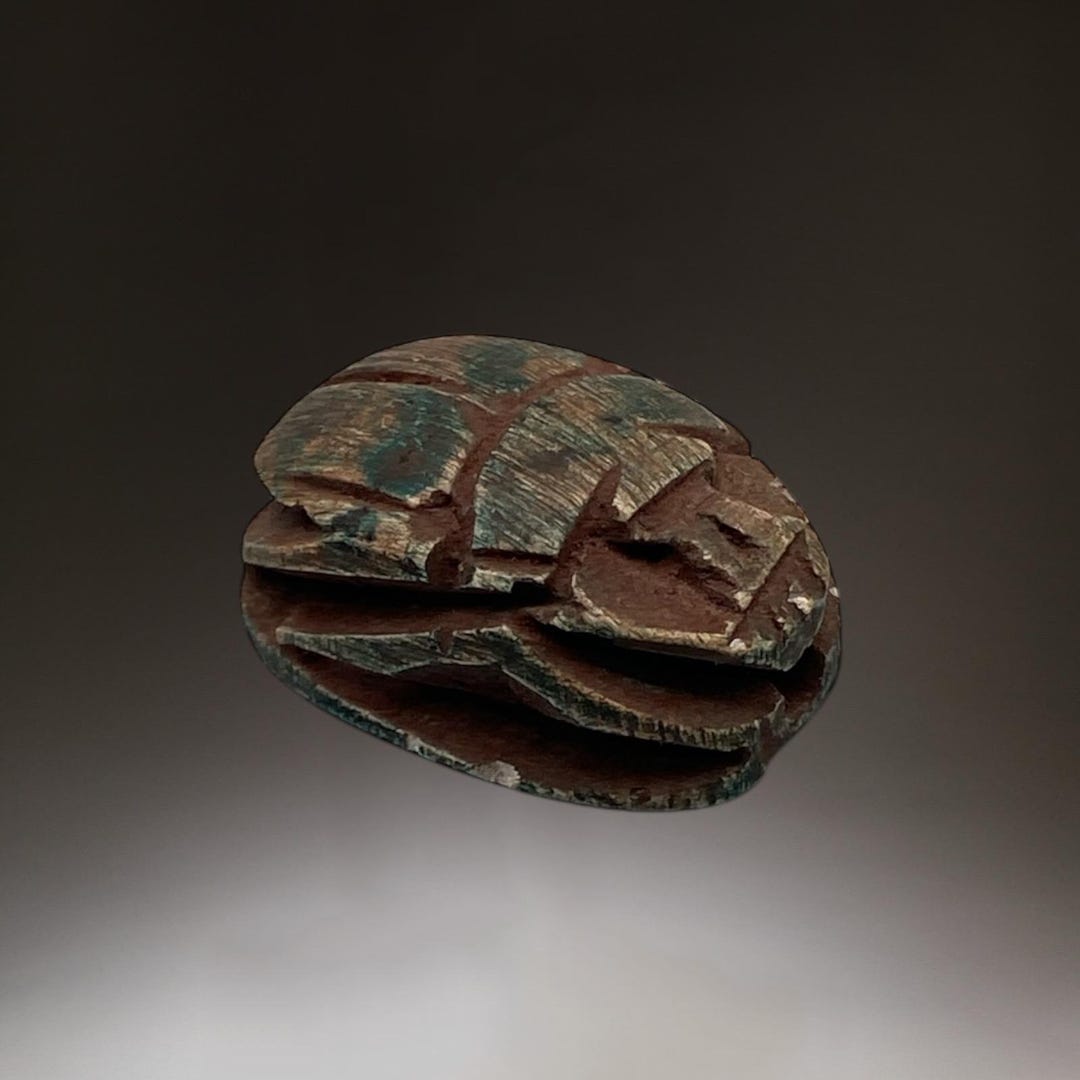 Beautiful Ancient Egyptian Stone Scrab Beetle With Hieroglyphics Made ...