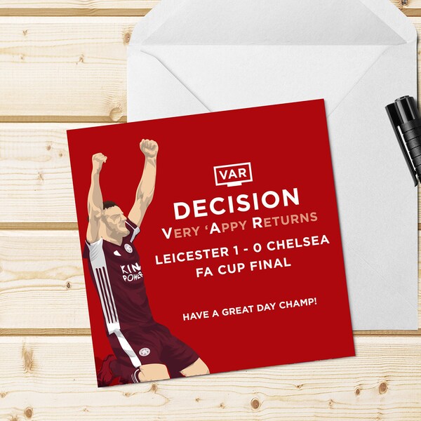 Leicester Birthday Card - Etsy