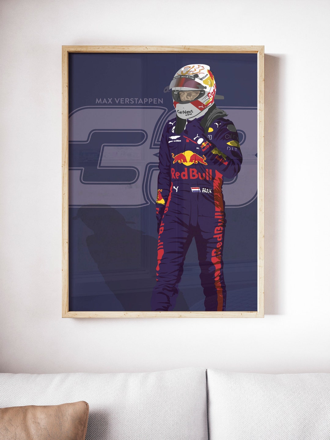 Max Verstappen F1 Poster 300 X 400 Print - Etsy