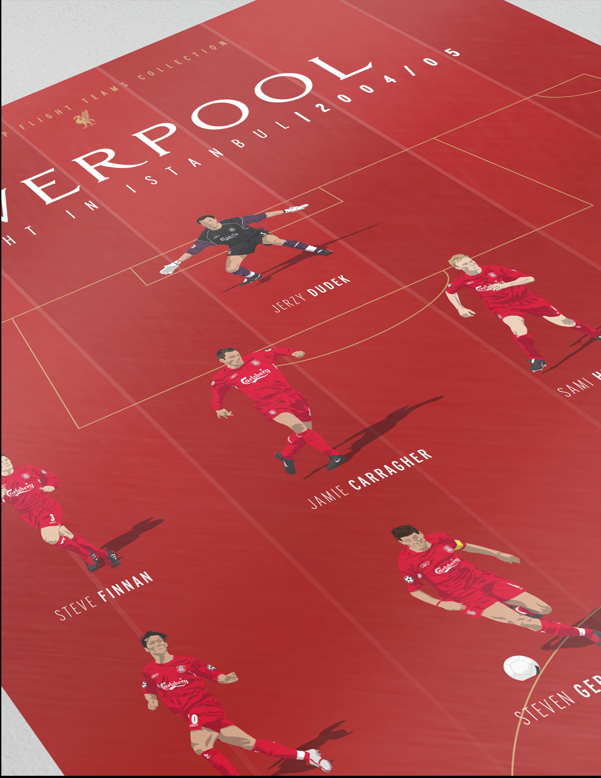 Liverpool FC Champions League Winners 2005 - Football Team A3 Print ...