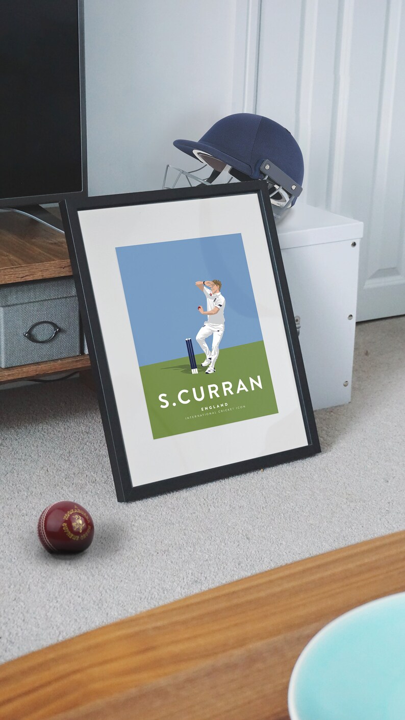 Sam Curran England Cricket A3 & A4 Poster International - Etsy