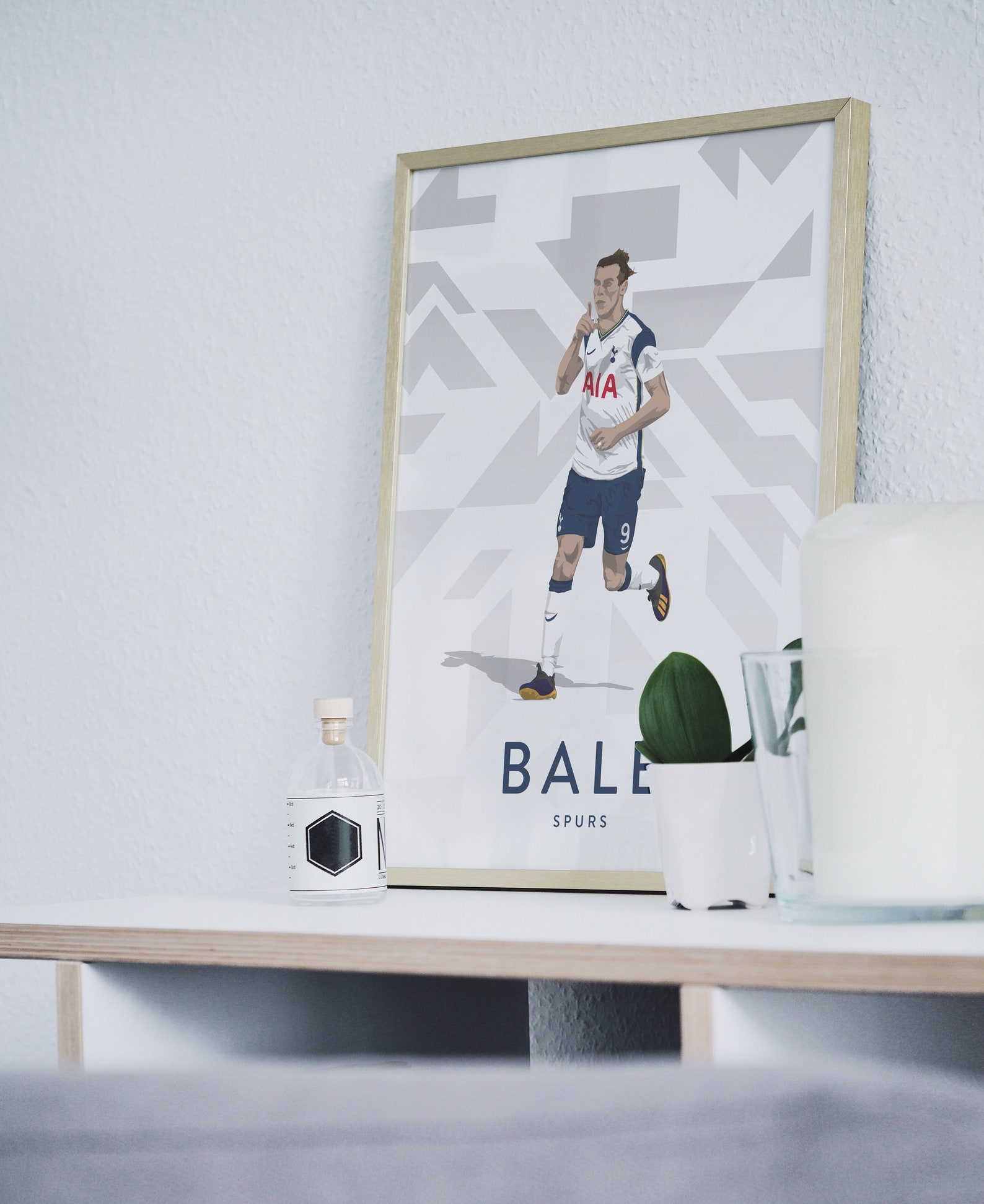 Gareth Bale Tottenham Hotspur Poster Player Art Print Spurs | Etsy UK