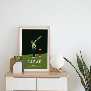 Babar Azam Pakistan Cricket A3 & A4 Poster - International Cricket Icon ...
