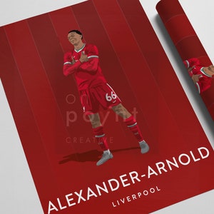 Trent Alexander-arnold Liverpool FC Player Art Print Poster, 300x400mm ...