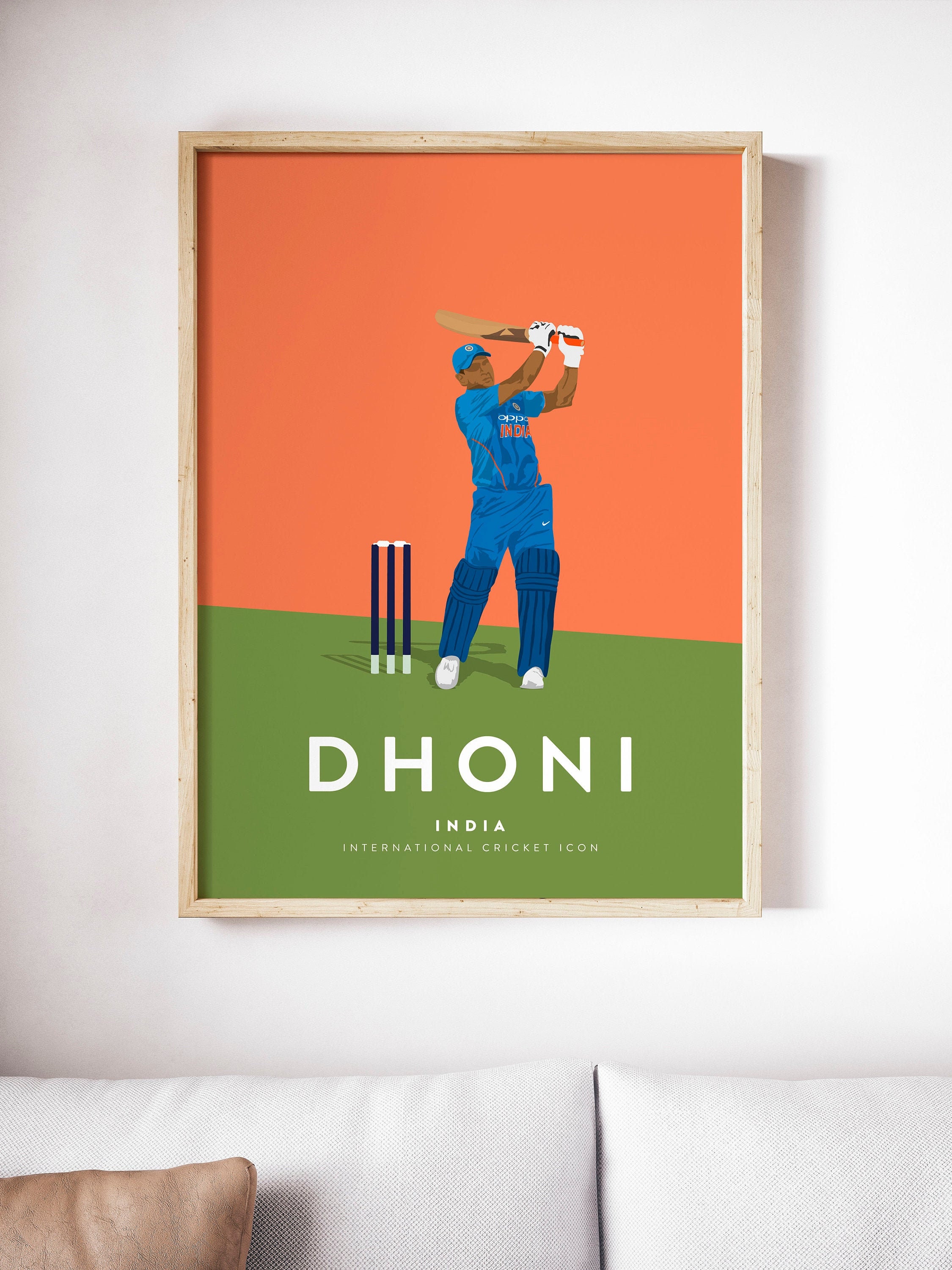 MS Dhoni Indian Cricket Player A3/A4 Print/poster - Etsy Australia