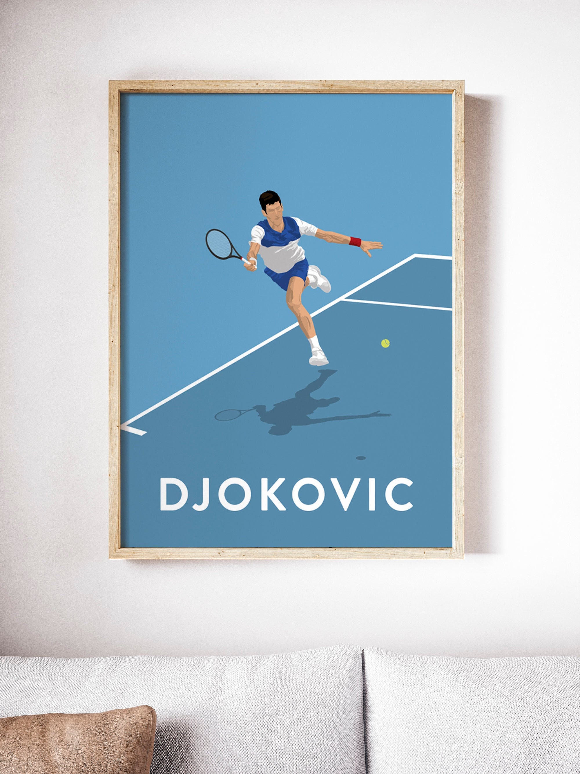 Novak Djokovic Poster - Etsy UK