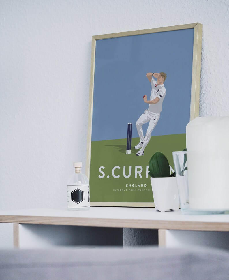 Sam Curran England Cricket A3 & A4 Poster International - Etsy UK