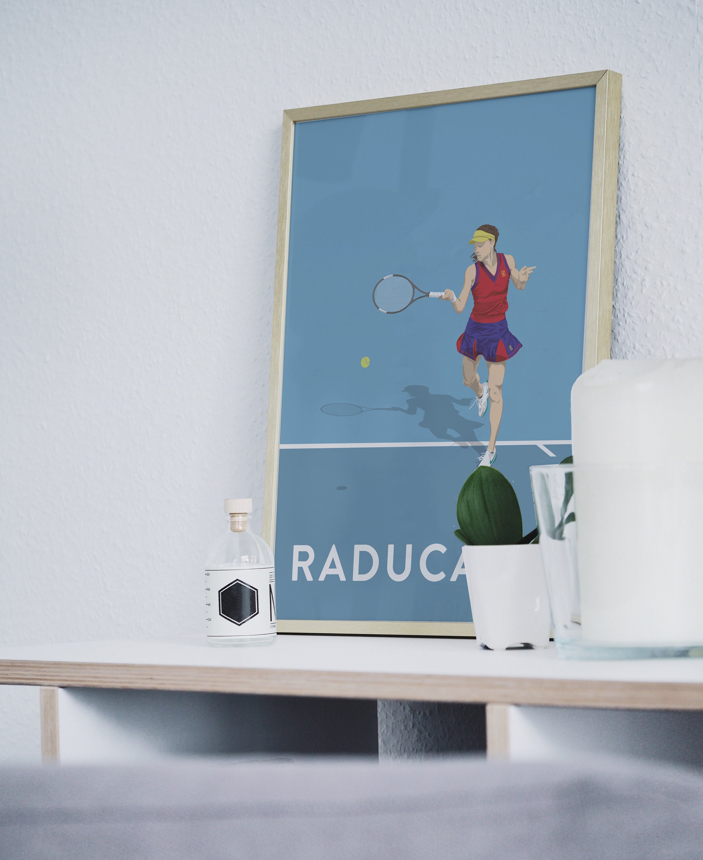 Emma Raducanu Art Print Tennis Player Poster Us Open Print - Etsy