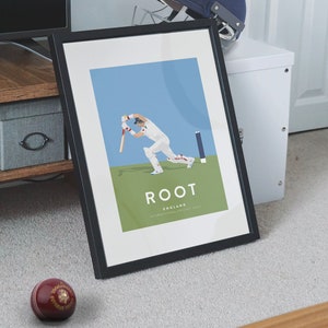 Joe Root Poster England Cricket Team - International Batting Icon ...