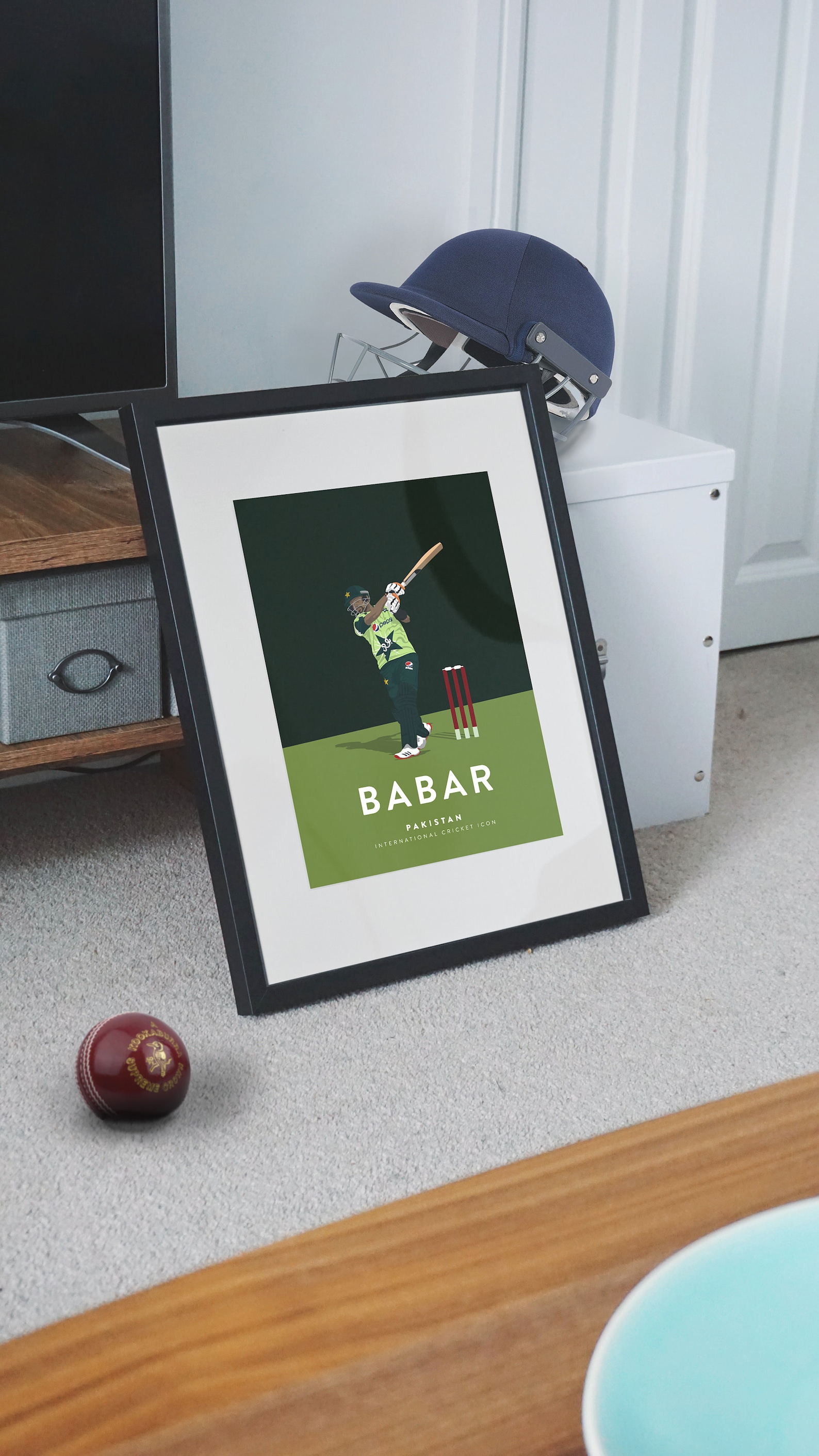 Babar Azam Pakistan Cricket A3 & A4 Poster - International Cricket Icon ...