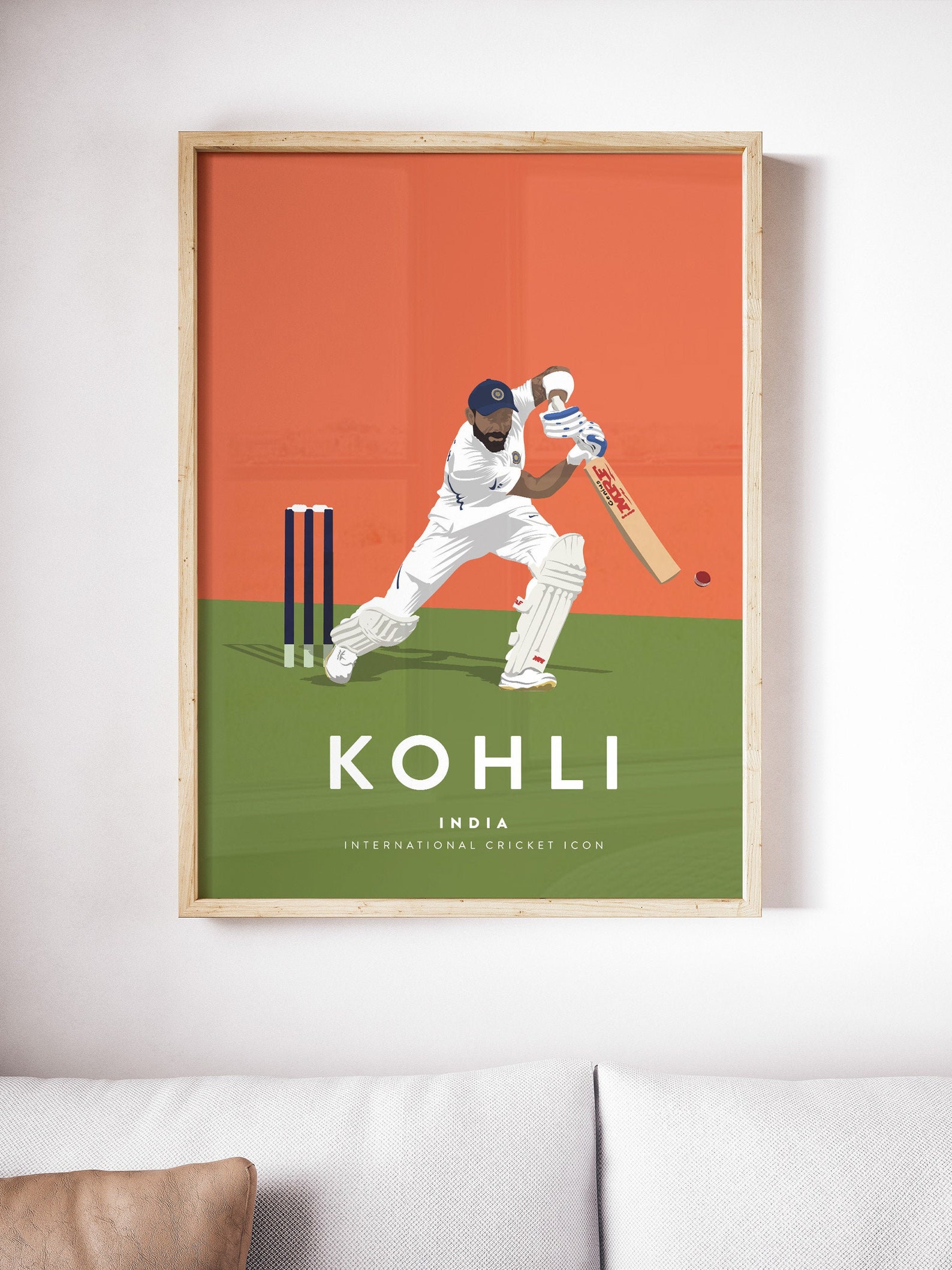 Virat Kohli India Cricket A3 & A4 Poster International - Etsy UK