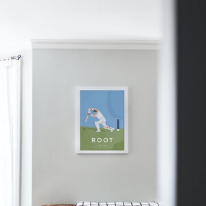 Joe Root Poster England Cricket Team International Batting | Etsy