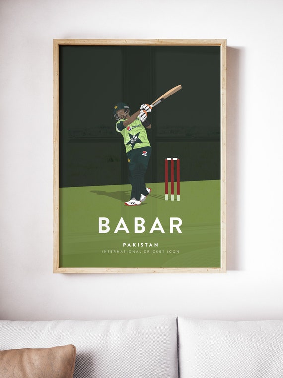 Babar Azam Pakistan Cricket A3 & A4 Poster International - Etsy