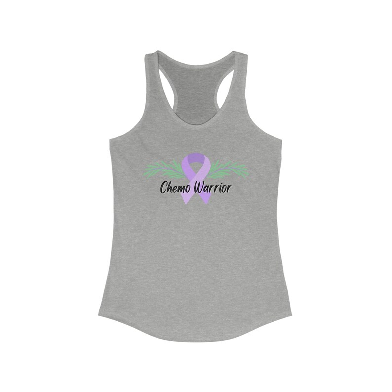Chemo Warrior, Lavender Cancer Ribbon - Etsy
