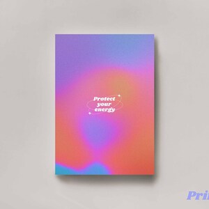 Protect Your Energy Poster Printable Wall Art Poster Wall - Etsy