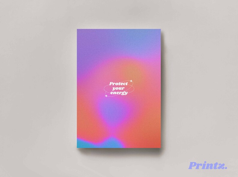 Protect Your Energy Poster Printable Wall Art Poster Wall - Etsy