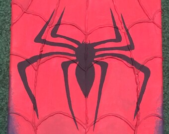 Spiderman Corner Box 80 Cm X 30cm Canvas Painting Made to - Etsy