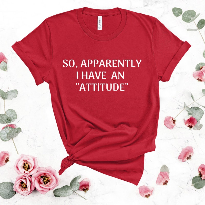 Attitude Shirt - Etsy