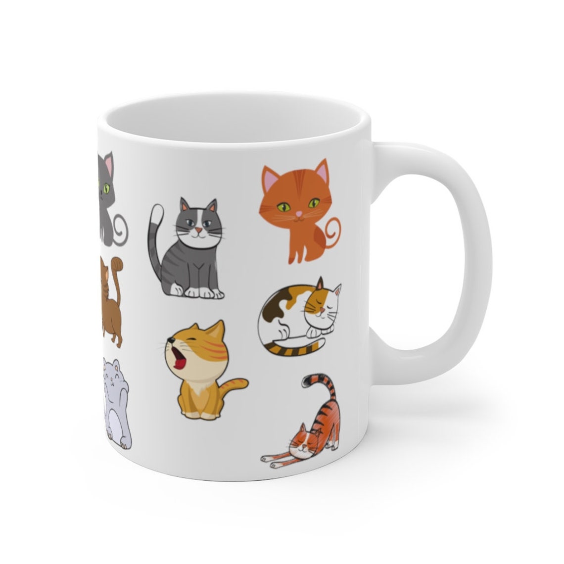 Cat Mug Cat Gift Cat Owner Gift Funny Cat Coffee Mug | Etsy