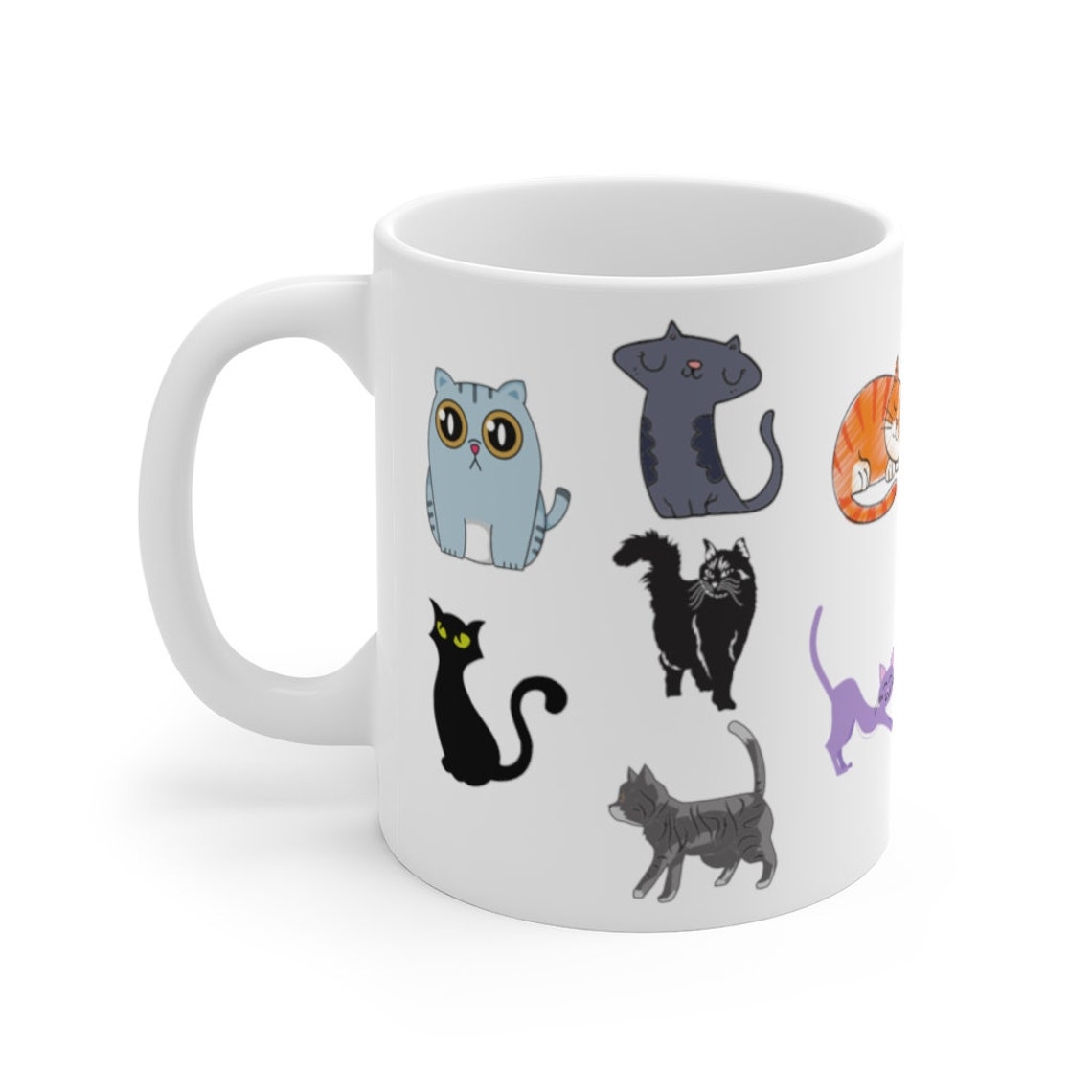 Cat Mug Cat Gift Cat Owner Gift Funny Cat Coffee Mug | Etsy