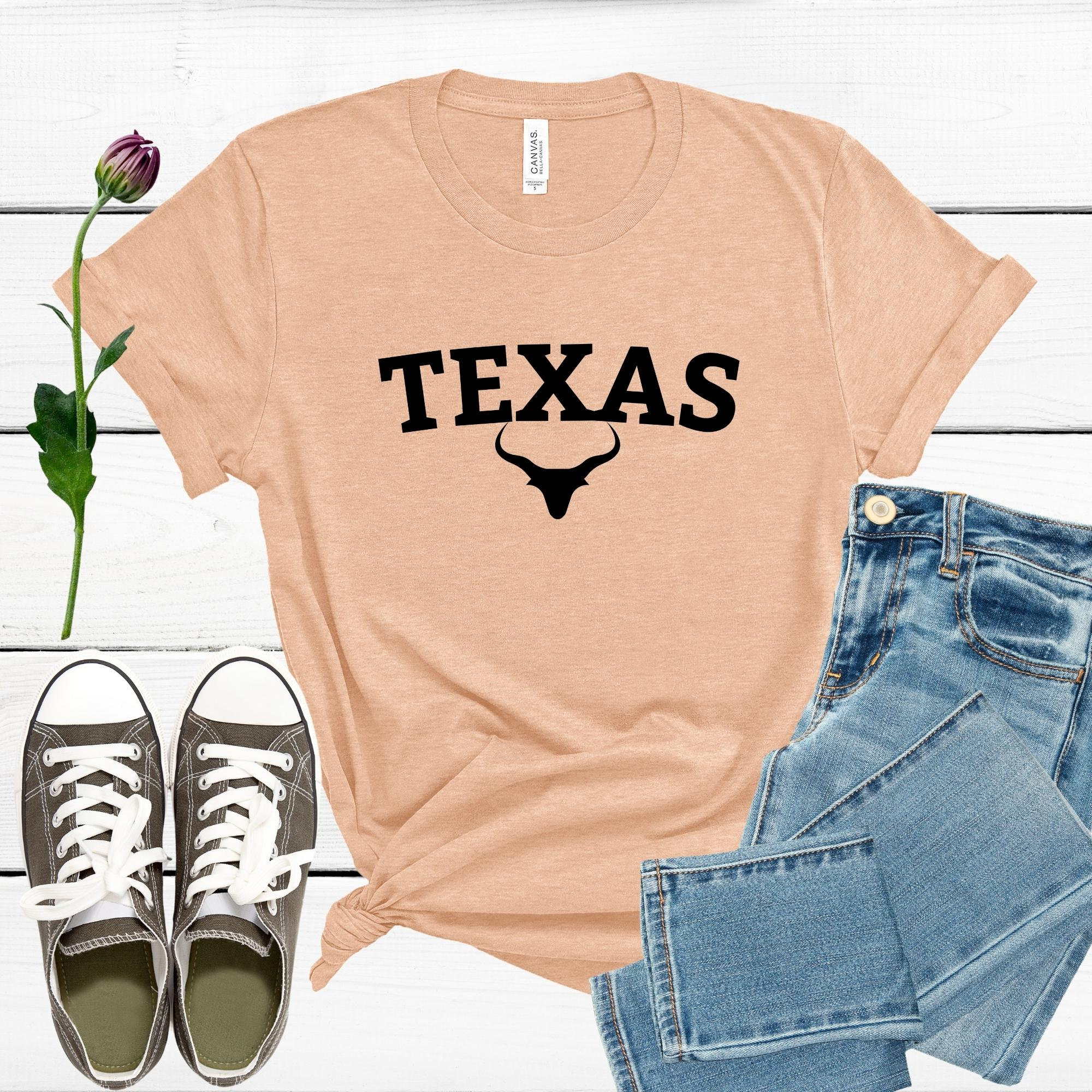 Vintage Texas Shirt, Texas Fan Shirt, Distressed Texas Shirt, Texas ...
