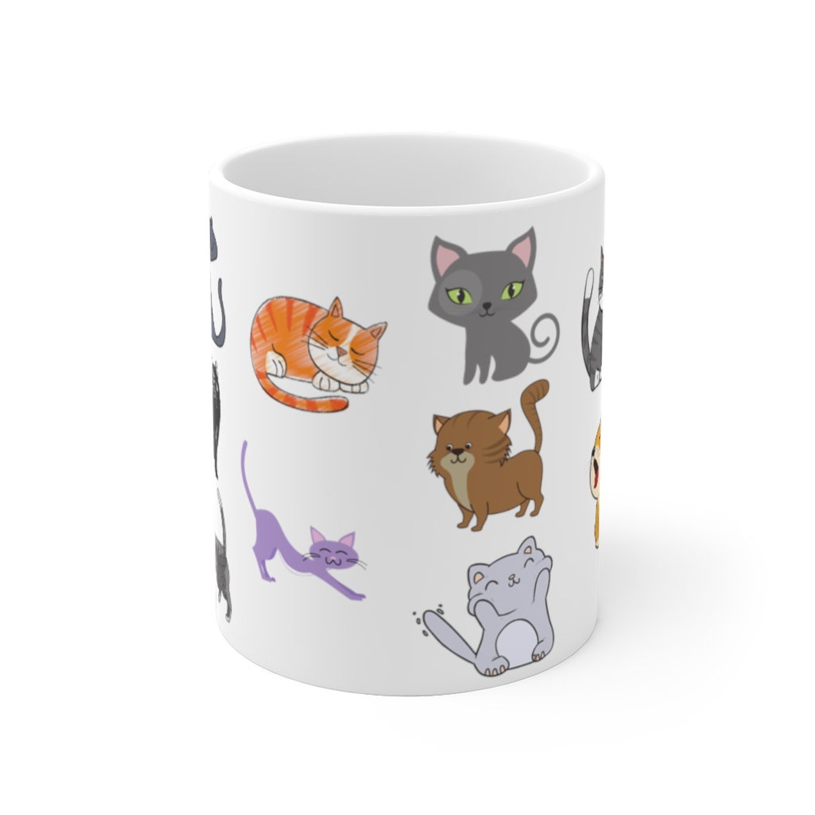 Cat Mug Cat Gift Cat Owner Gift Funny Cat Coffee Mug | Etsy