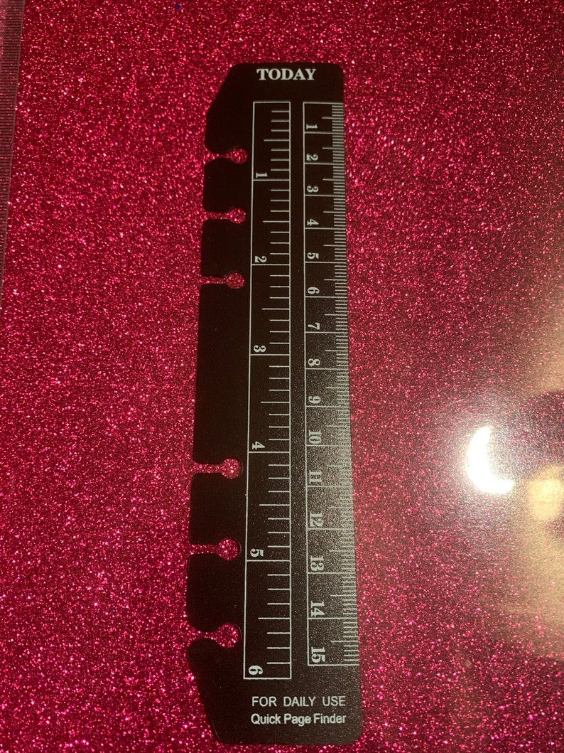 Plastic “today” Ruler Insert - Etsy