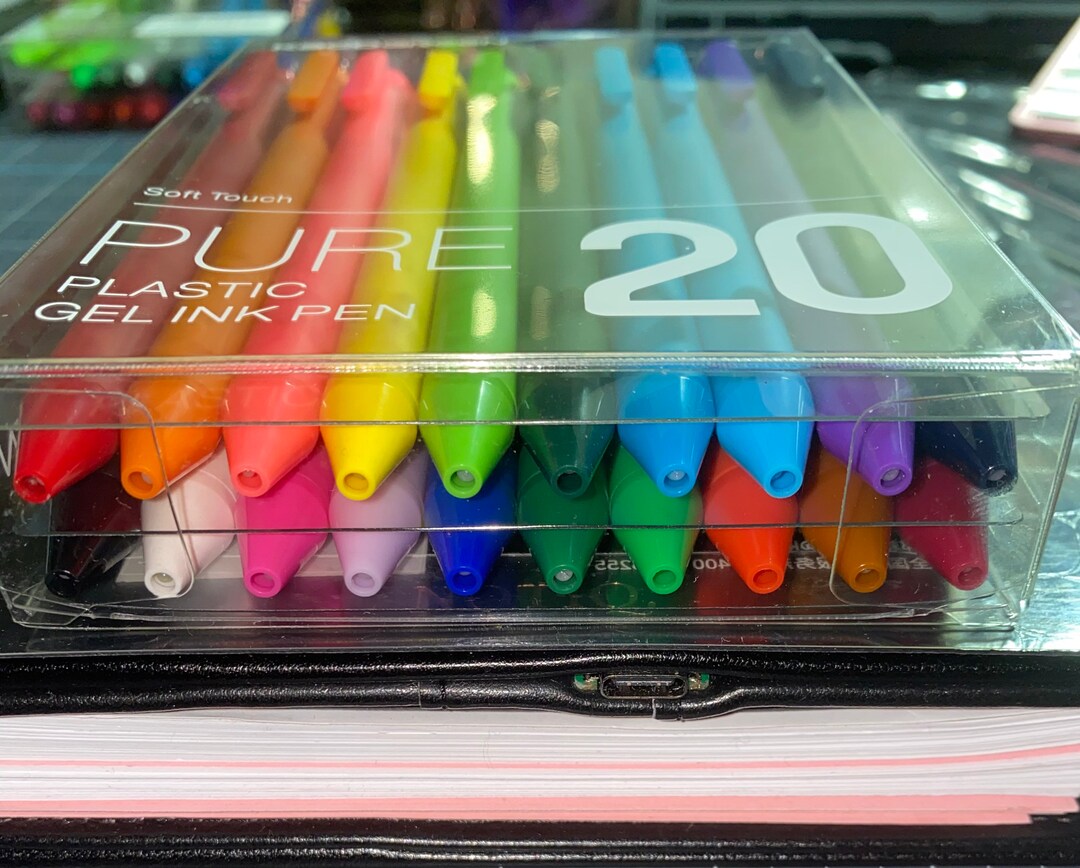 Soft Touch Retractable Gel Pens 0.5mm - Etsy