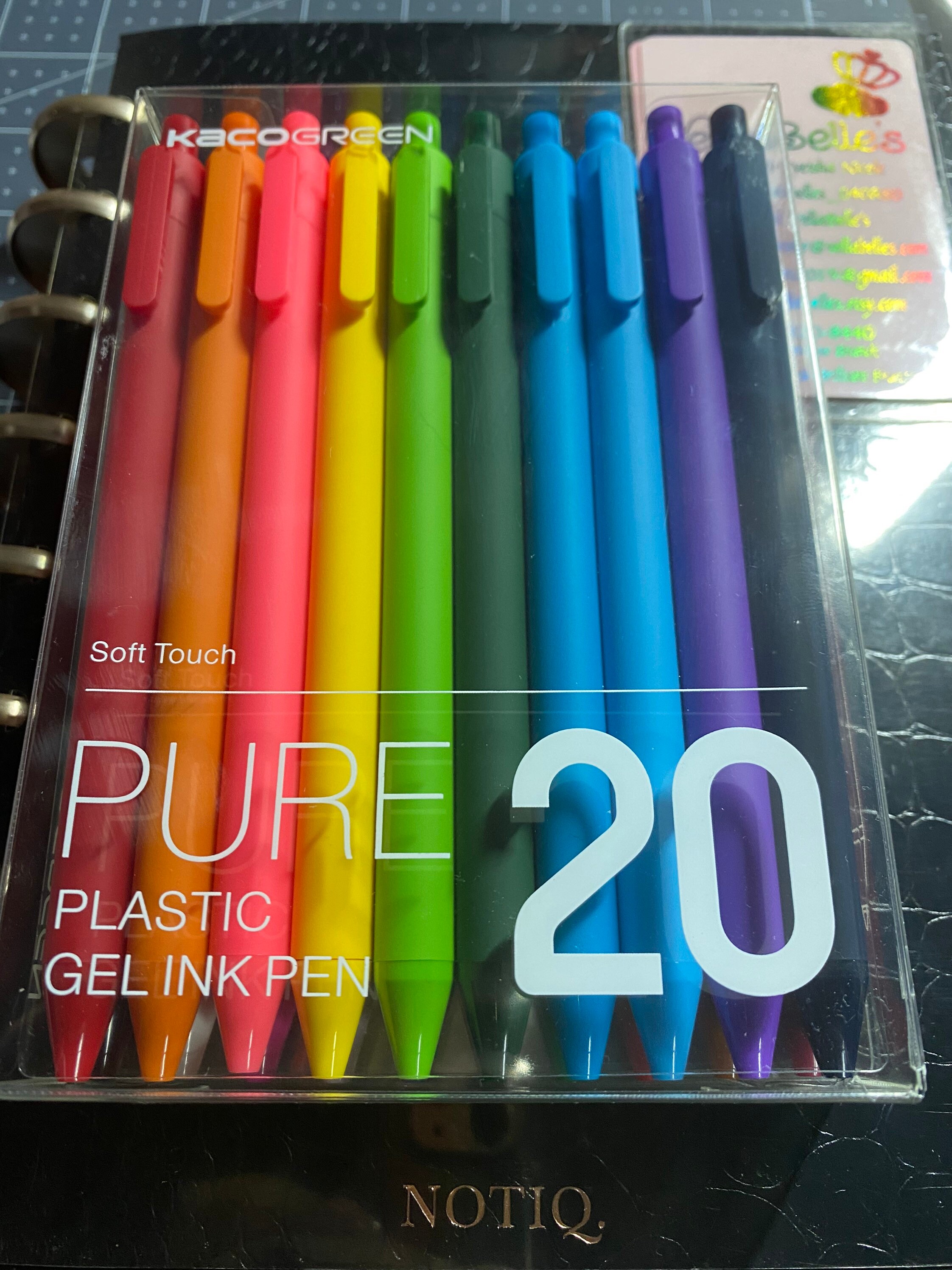Soft Touch Retractable Gel Pens 0.5mm - Etsy