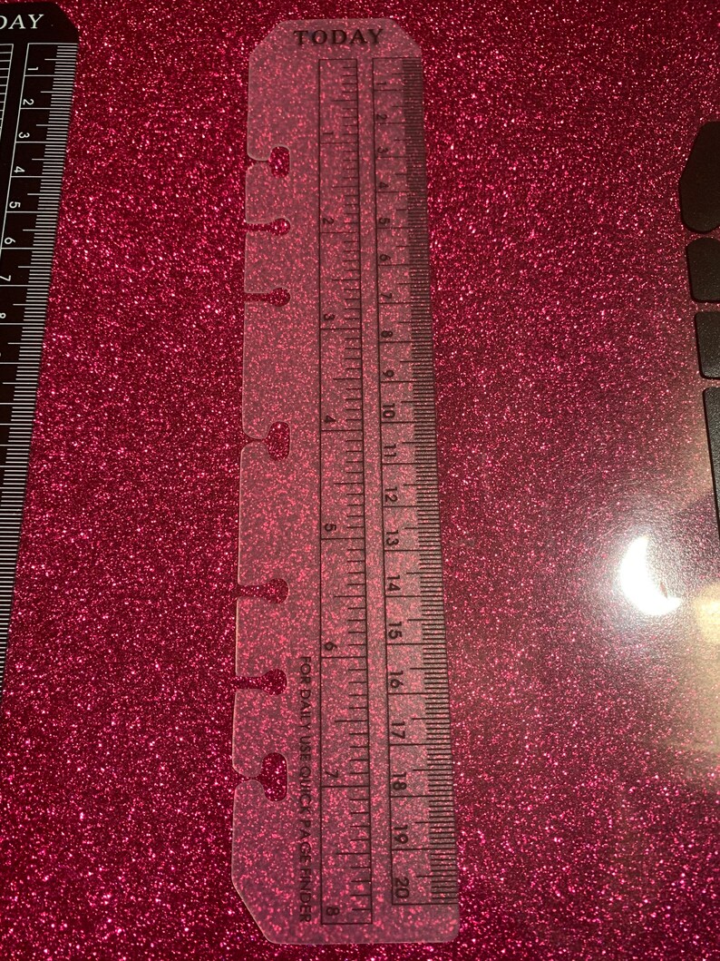 Plastic “today” Ruler Insert - Etsy