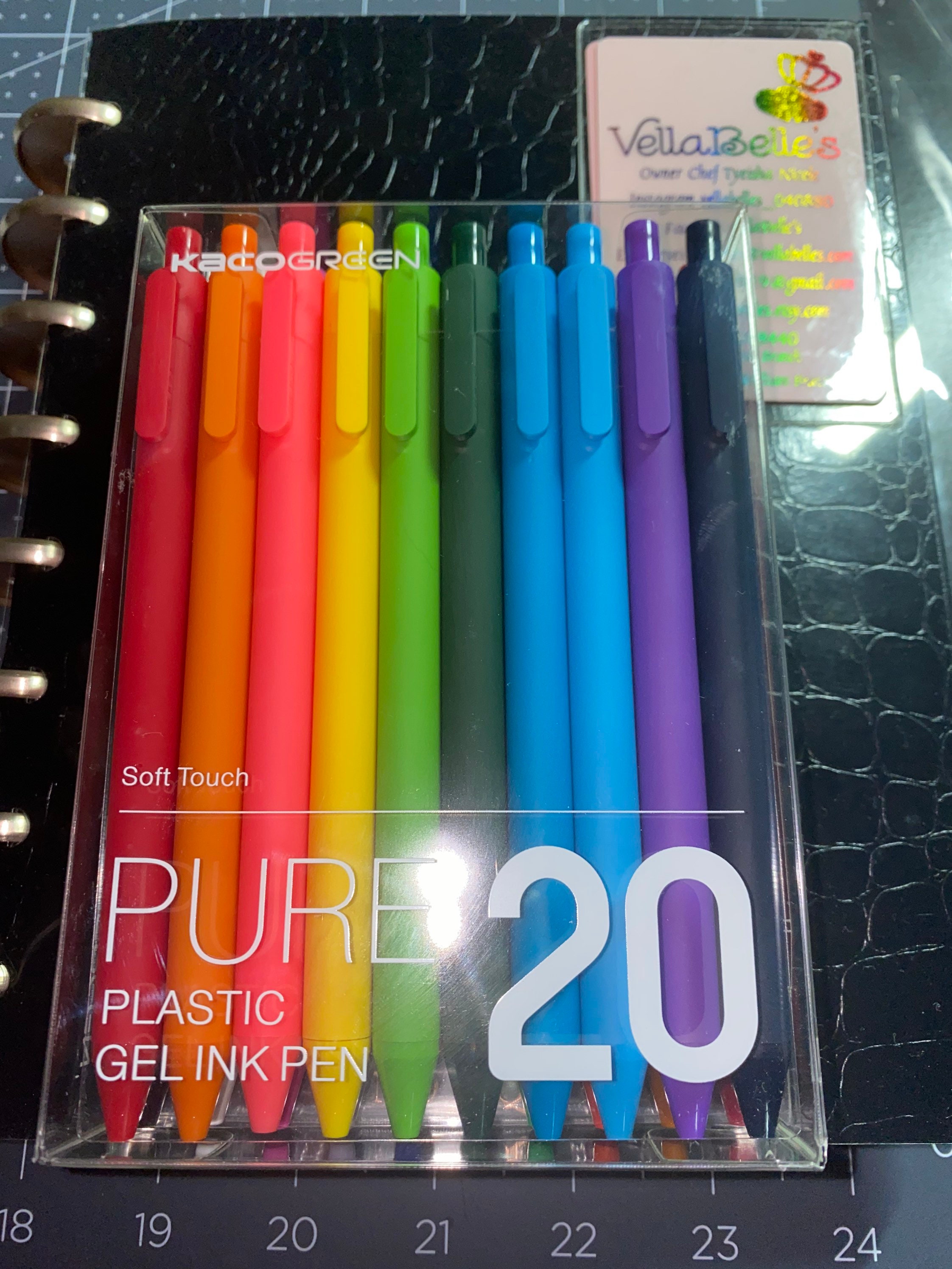 Soft Touch Retractable Gel Pens 0.5mm - Etsy