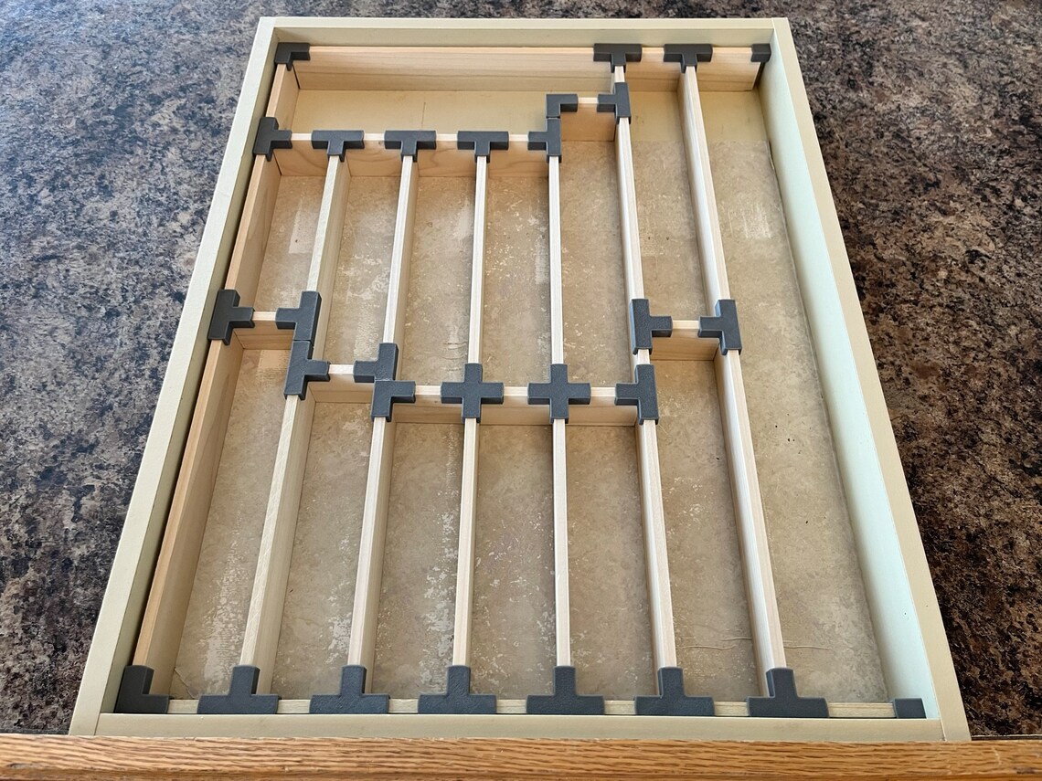 DIY Drawer Organizer Connector Set 1/4 Inch - Etsy