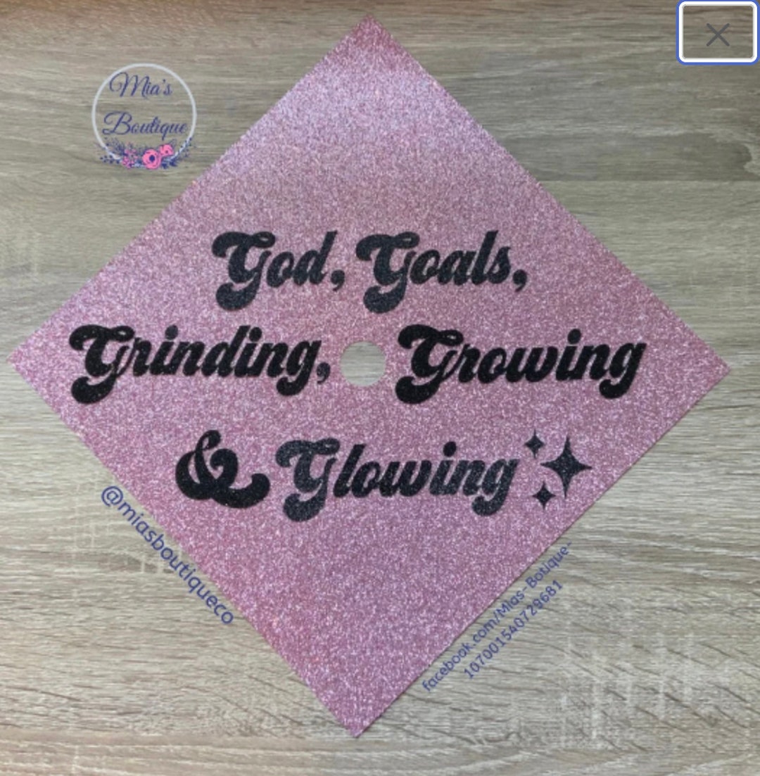 Personalized Graduation Cap Cover Custom Glitter Grad Cap - Etsy