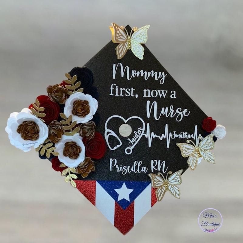 Puerto Rico Graduation Cap Topper - Etsy
